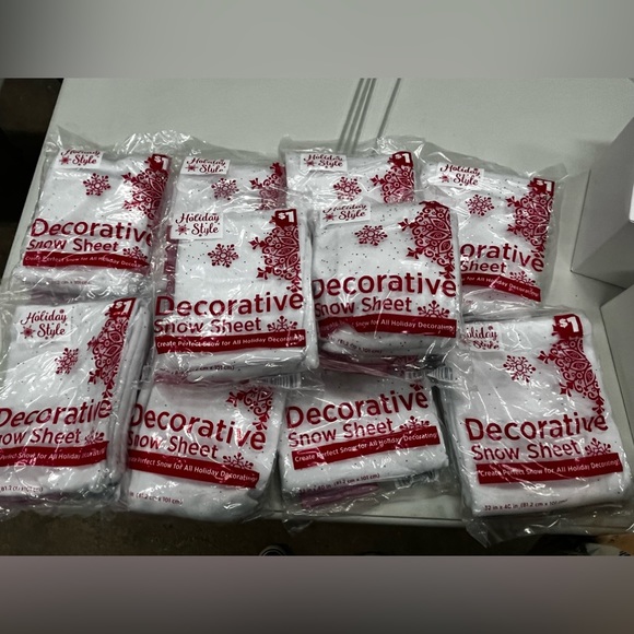 Holiday | Decorative Snow Sheets | Poshmark